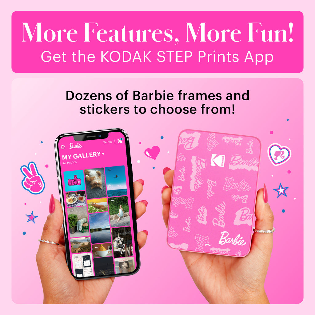 Barbie x Kodak Step Slim Wireless Instant Portable Photo Printer Signa ...